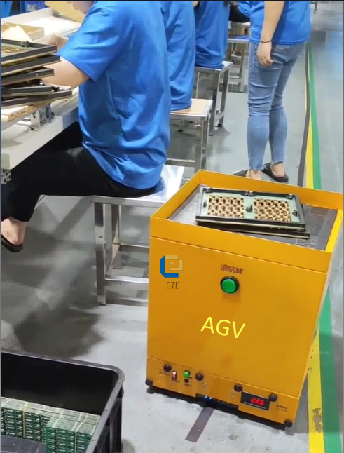 AGV Robot for Soldering Pallet streamlines soldering process