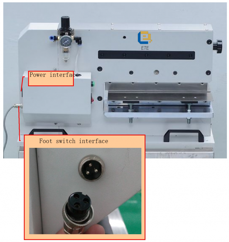 pneumatic PCB separator | features and safety precautions